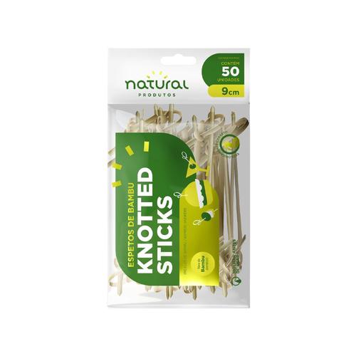 Primato Supermercado | PALITO NATURAL 9CM C/50 KNOTTED