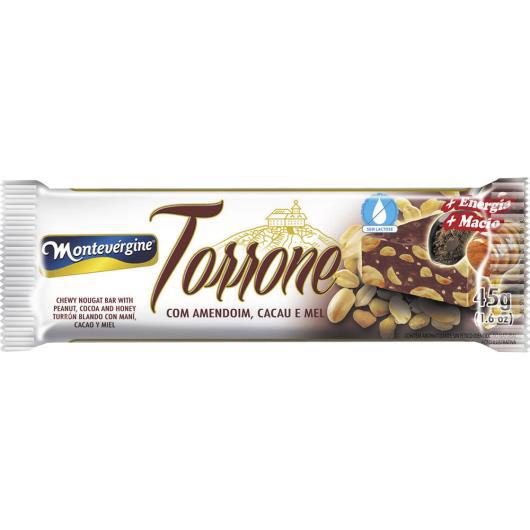 Primato Supermercado | TORRONE MONTEVERGINE 45G AMENDOIM/CACAU/MEL