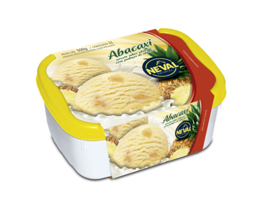 Supermercado Bahniuk / Mallet | SORVETE NEVAL ABACAXI 1 LT