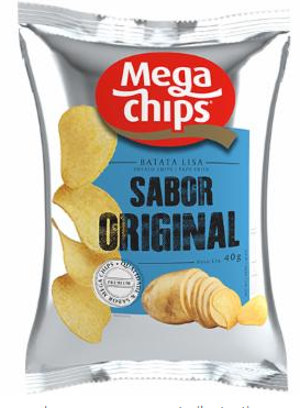 Supermercado Catalão | BATATA MEGA CHIPS SABOR ORIGINAL 40G