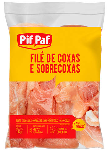 Supermercado Catalão | FILE DE COXA E SOBRECOXA PIF PAF SEM PELE 1KG