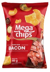 Supermercado Catalão | PALLET MEGA CHIPS BACON 40G