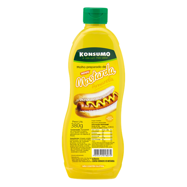 Brasão Supermercados | Mostarda Konsumo Prima 380g