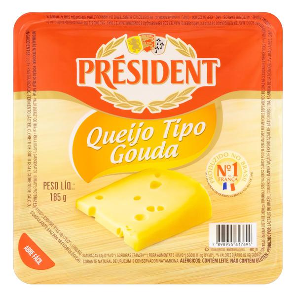 Brasão Supermercados | Queijo Gouda President 160g