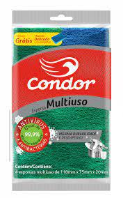 Supermercado Leve Mais | ESPONJA MULTIUSO CONDOR 4UN 1UNGTS