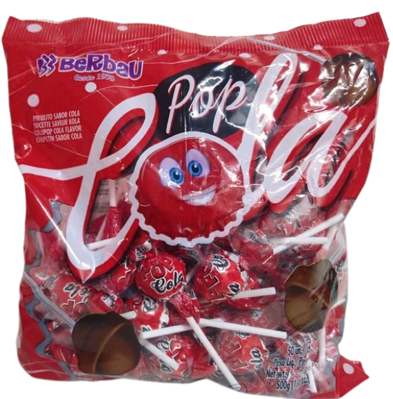 Supermercado Leve Mais | PIRULITO POP COLA BERBAU 500G