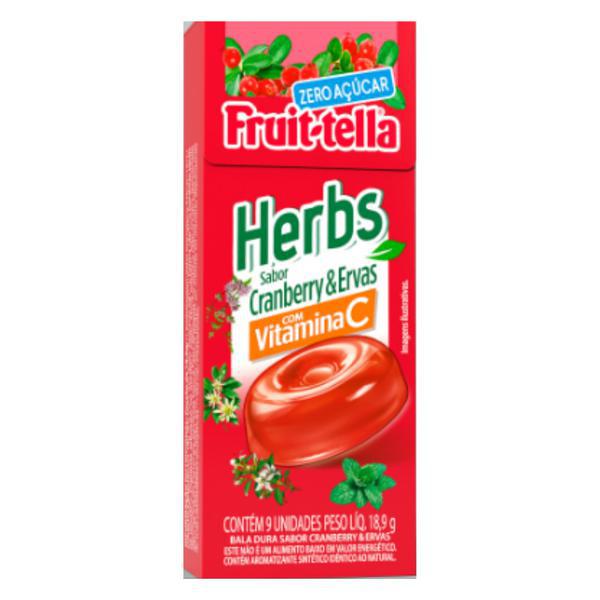 Supermercados Poupy | BALA FRUITTELLA HERBS CRANBER ERVAS