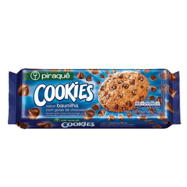 Supermercados Poupy | BISCOITO PIRAQUE COOKIES BAU.G.CHOCOLATE 110