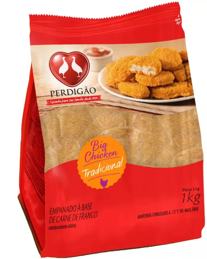 Supermercados Poupy | EMPANADO PERDIGAO 1KG B.CHICKEN TRA