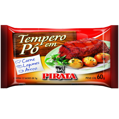 Supermercados Poupy | TEMPERO PIRATA PO CAR LEG ARROZ 60G