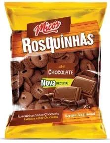 Supermercado Santa Fé | BISCOITO ROSQUINHAS MICOS CHOCOLATE 350G