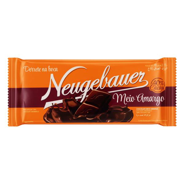 Unicooper Supermercados | CHOCOLATE NEUGEBAUER MEIO AMARGO 90G